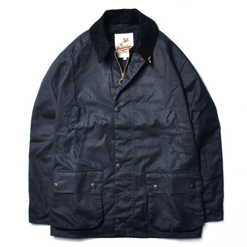 JOHN PARTRIDGE Landowner Wax Walking Jacket Navy | Pereffs