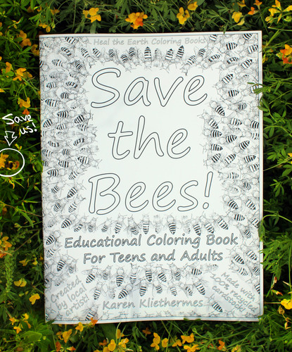 save the bees coloring pages