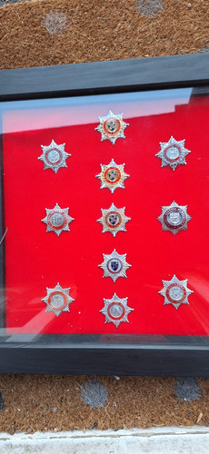 Merseyside Fire & Rescue Service COMPLETE SET Original Cap Badges 1948 ...