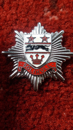 Solihull Fire Brigade 1964 To 1974 Cap Badge | jsf-collectables