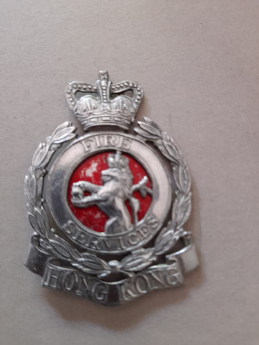 Hong Kong Fire Service 1952To 1997 Cap Badge | jsf-collectables
