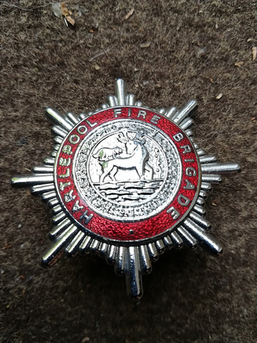 Hartlepool Fire Brigade 1948 To 1974 Cap Badge | jsf-collectables