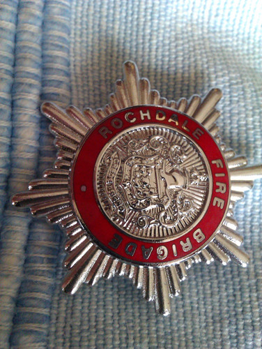 Rochdale Fire Brigade 1948 To 1958 Cap Badge | jsf-collectables