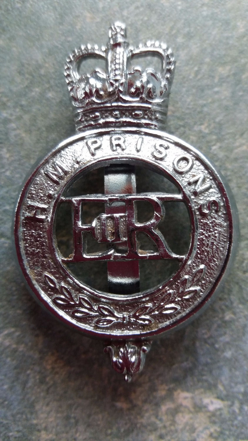 Her Majesties Prison Service 1950's Cap Badge | jsf-collectables