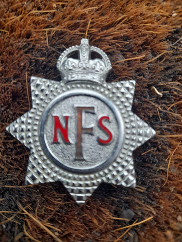 National Fire Service 1941 To 1947 Maker M Cap Badge | jsf-collectables