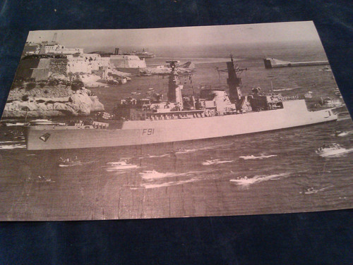 Old Warship Print Photo-HMS Murray Anti SubFrigate | jsf-collectables