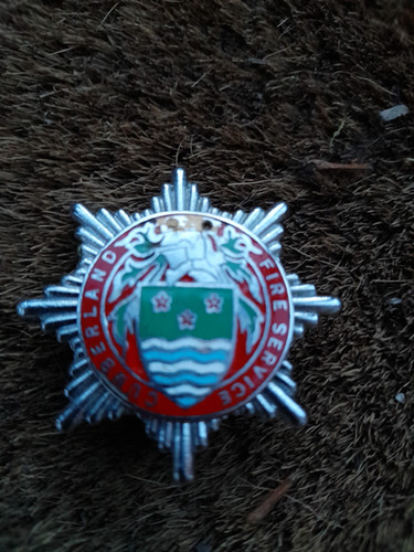 Cumberland Fire Service 1955 To 1974 Gilt Coronet Cap Badge | jsf ...