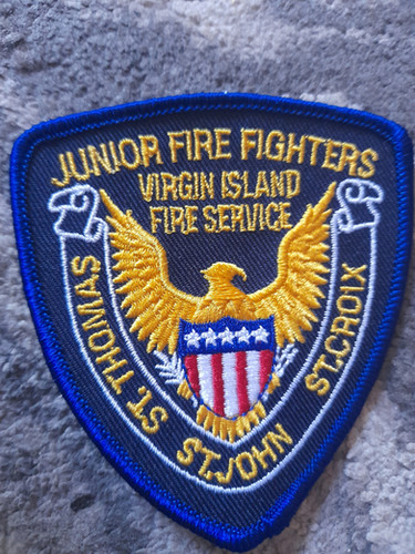 U.S Virgin Islands Fire Service Junior Firefighters Cloth Badge | jsf ...