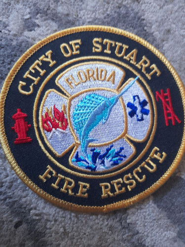 U.S City Of Stuart Fire & Rescue Department, Florida Cloth Badge | jsf ...