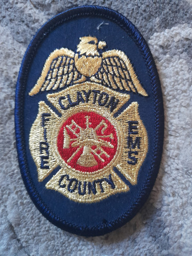 U.S Clayton County Fire Department, Georgia Cloth Badge | jsf-collectables