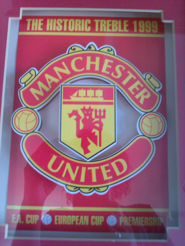 Manchester United Wooden Framed 3D Picture | jsf-collectables