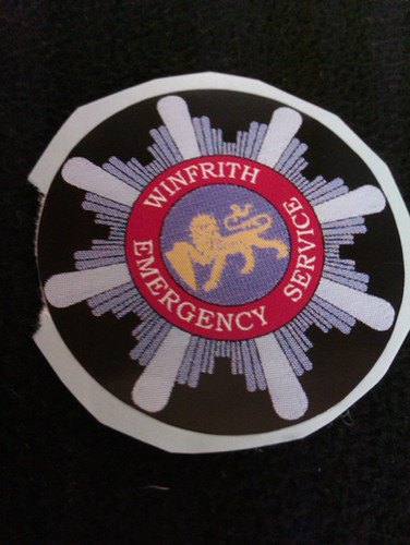 Winfirth AWE Emergency Service Helmet Transfer | jsf-collectables