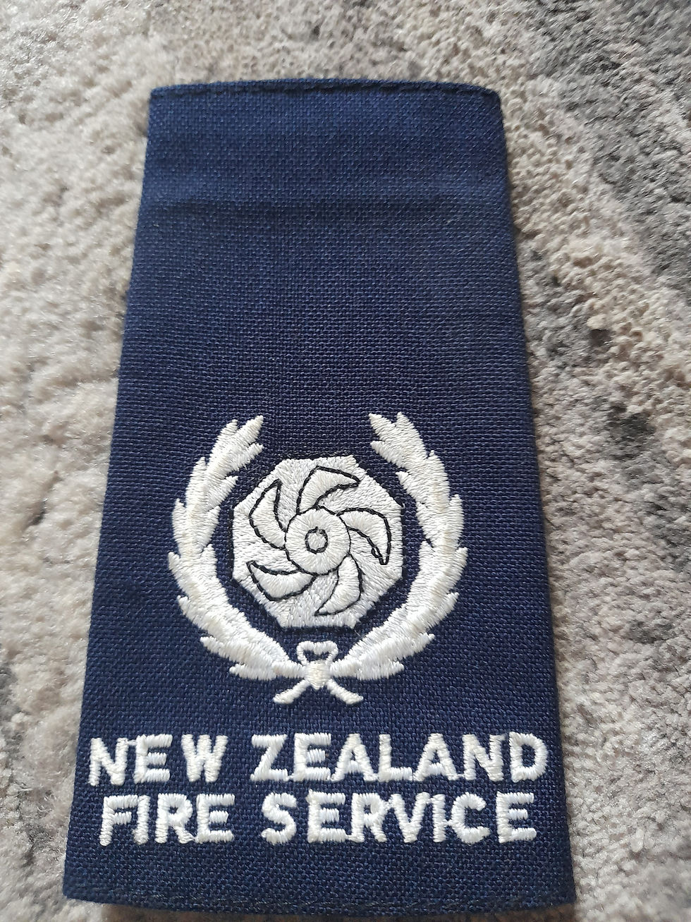 New Zealand Fire Service Assistant Commanders Cloth Eppaulette | jsf ...