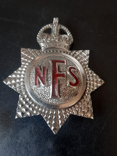 National Fire Service 1941 To 1947 Cap Badge Domed Centre | jsf ...