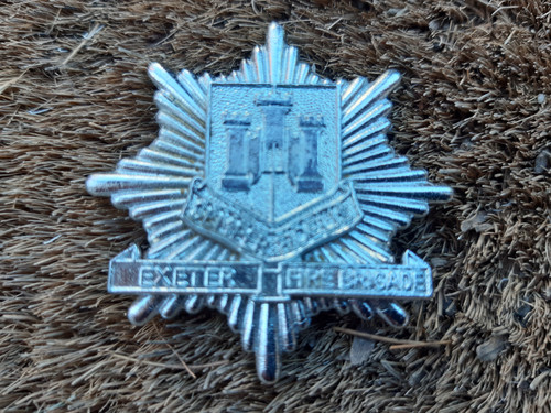 Exeter Fire Brigade 1948 To 1974 MASTER Cap Badge | jsf-collectables