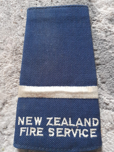 New Zealand Fire Service Leading Firefighters Cloth Eppaulette | jsf ...