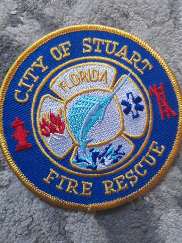 U.S City Of Stuart Fire & Rescue Department, Florida Cloth Badge | jsf ...