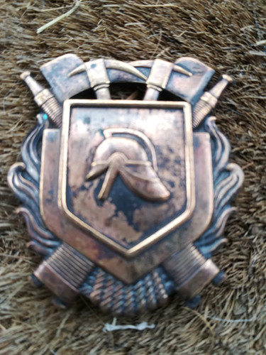 Dutch National Fire Brigade 2nd Pat Cap Badge | jsf-collectables