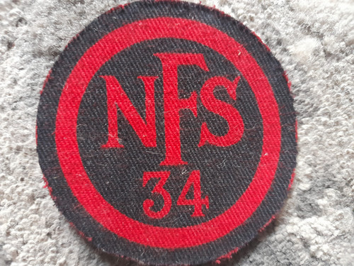NFS No 34 Ealing Womans Smaller Original ww2 Printed Cloth Badge | jsf ...