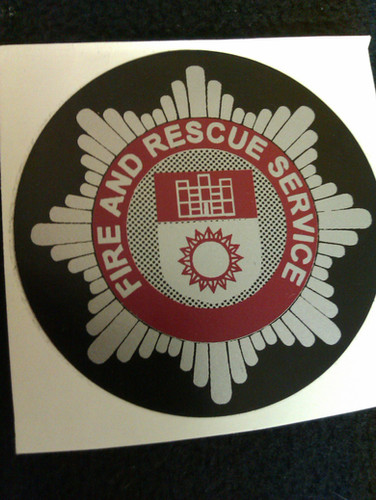 Fire & Rescue Service Helmet Transfer | jsf-collectables