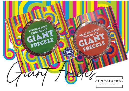 Belgian Chocolate Giant Freckles With Multi Coloured Sprinkles ...