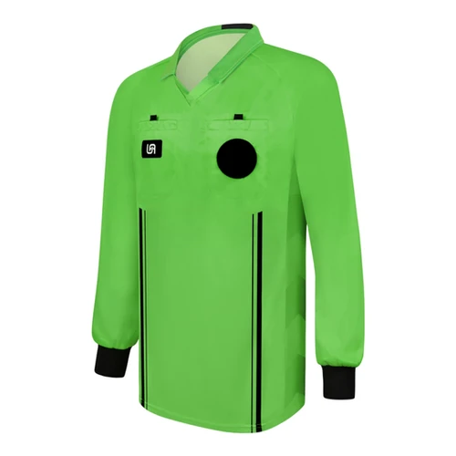 UnitedAttire Pro Soccer Referee Jersey (Long/Green) | UnitedAttire