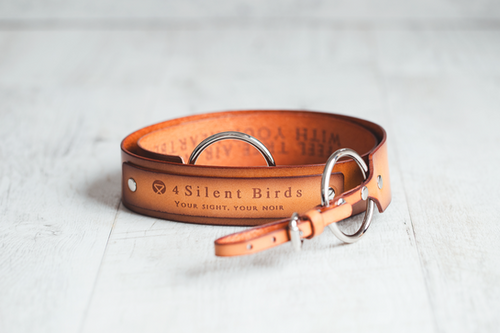 NOCTUA | CAMERA STRAP | BLOND ROAST | Silver | 4silentbirds