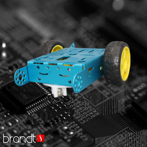 2WD Aluminum Smart Robot Car Chassis Kit | Brandt Technologies