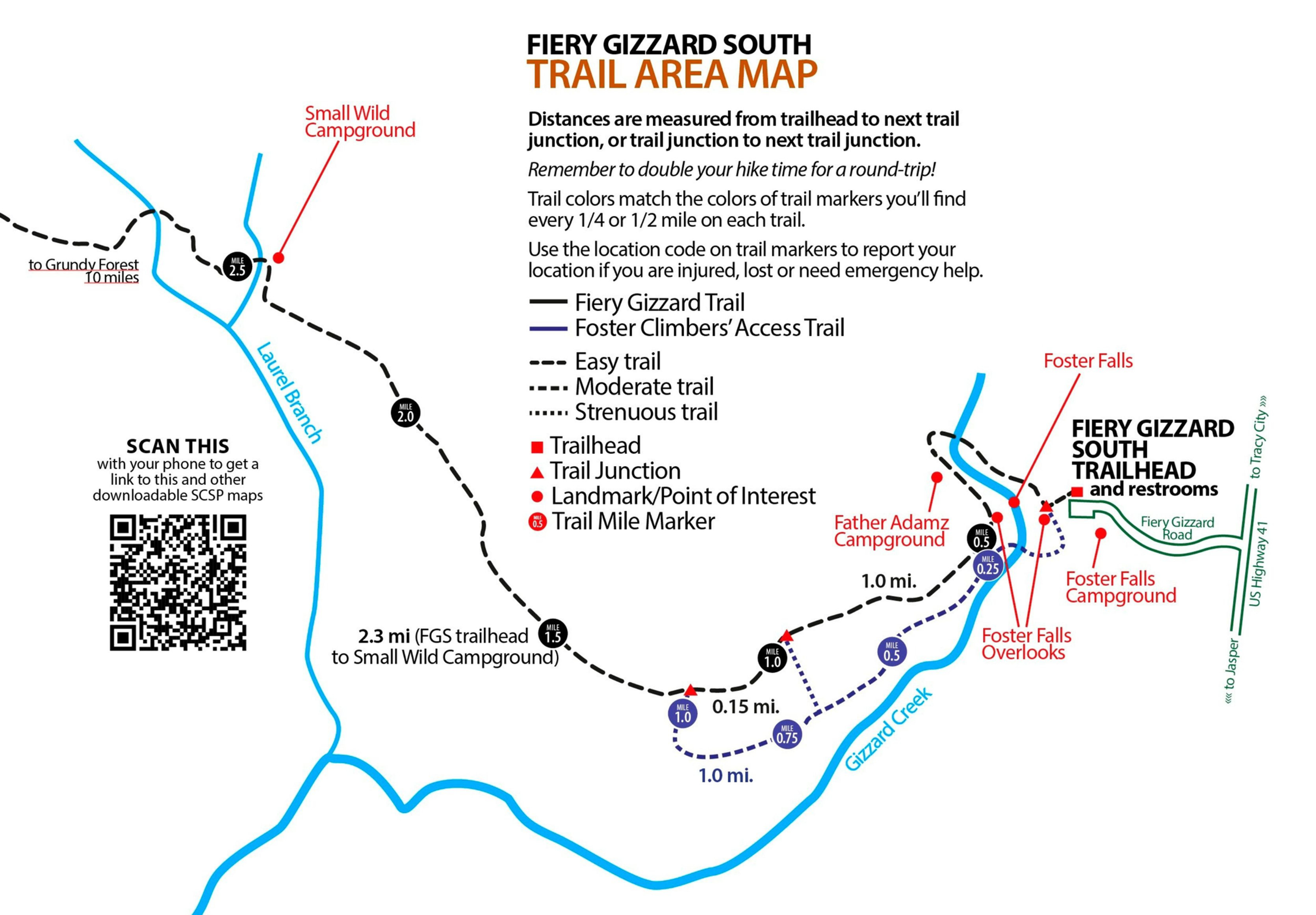 Fiery Gizzard South / Foster Falls | Friends of the Parks