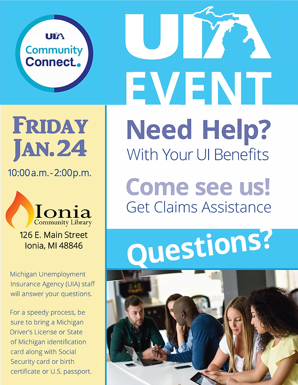 Ionia Community Library | Ionia, MI | Public WiFi| Computers