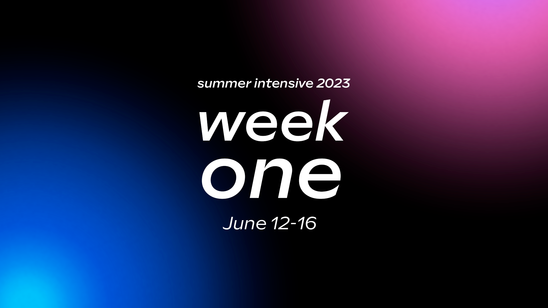 Summer Intensive: Week One | Dancemakers
