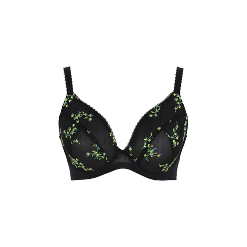 Panache Meadow Plunge Bra - Black | Mabel and Jacks