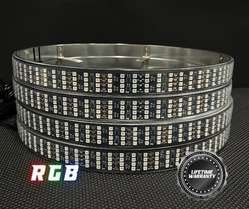 Quad Row High Intensity RGBW Chasing Wheel Lights | FORDSIXFO LIGHTING