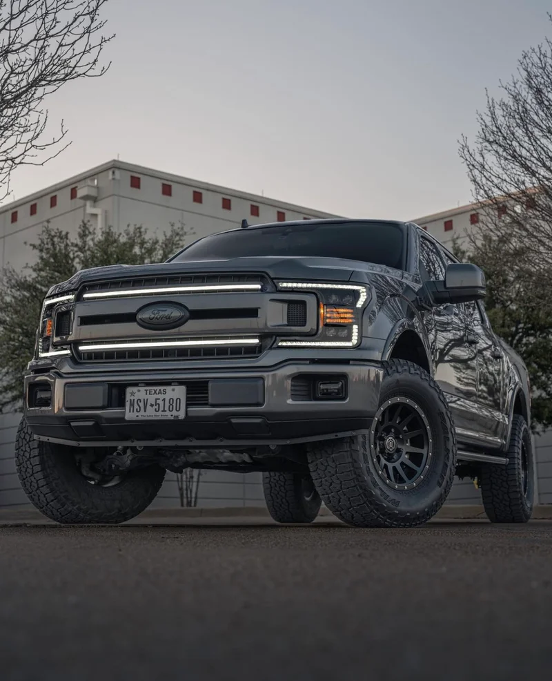 2018-2020 F150 XL, XLT, KR & LARIAT FULL LENGTH GRILLE LIGHT BARS ...