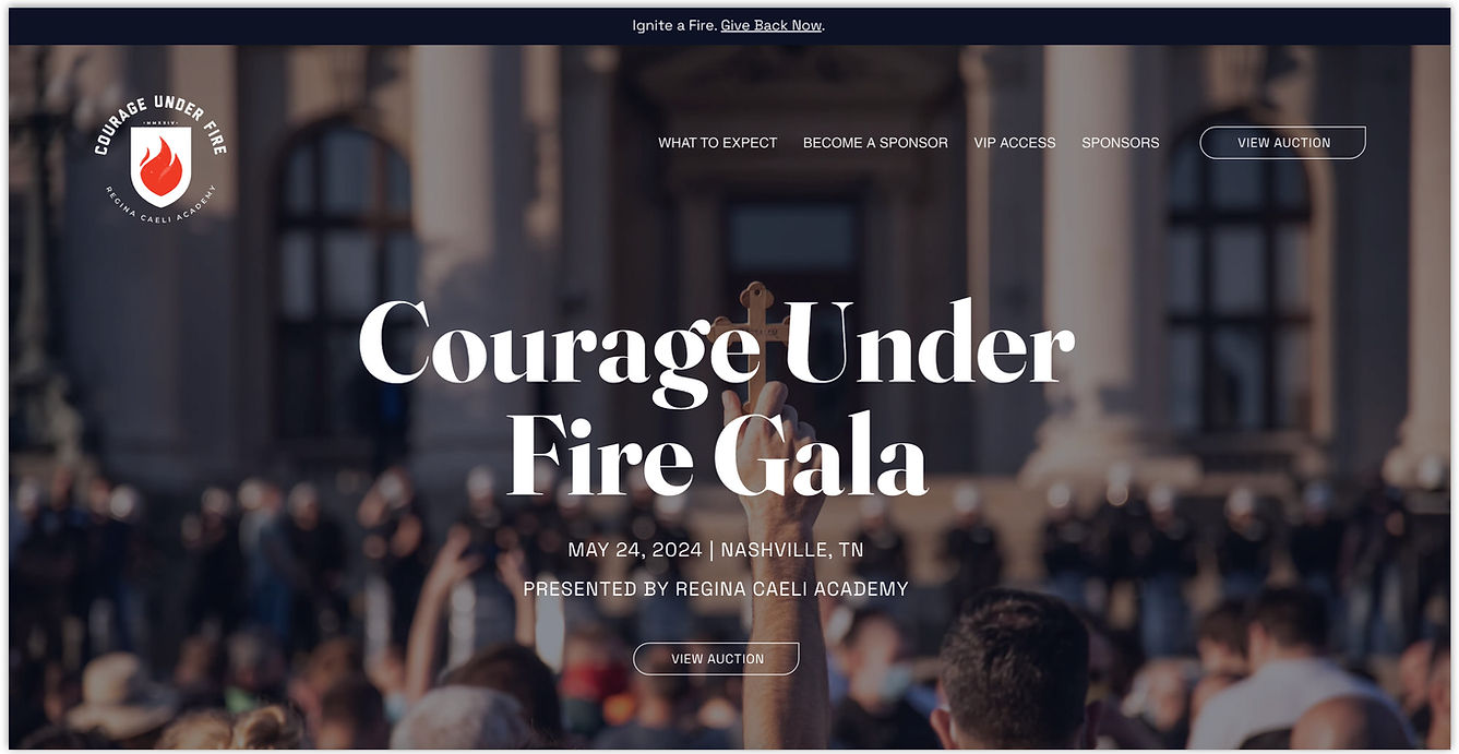 Courage Under Fire Gala - Portfolio | Magis Guild