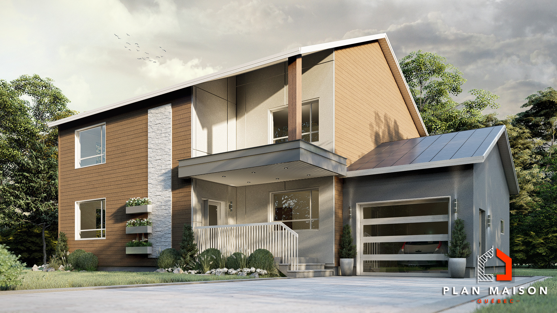 Ecological wooden house | Plan Maison Québec
