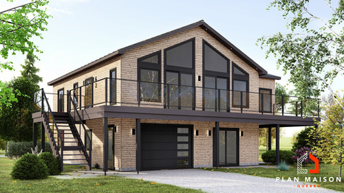 Modèle de maison avec garage | Plan Maison Québec