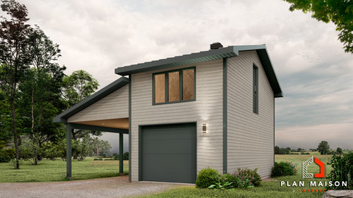 Plan de garage avec loft | Plan Maison Québec