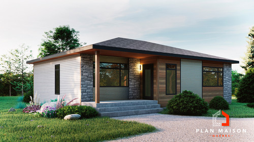 Contemporary house plans | Plan Maison Québec