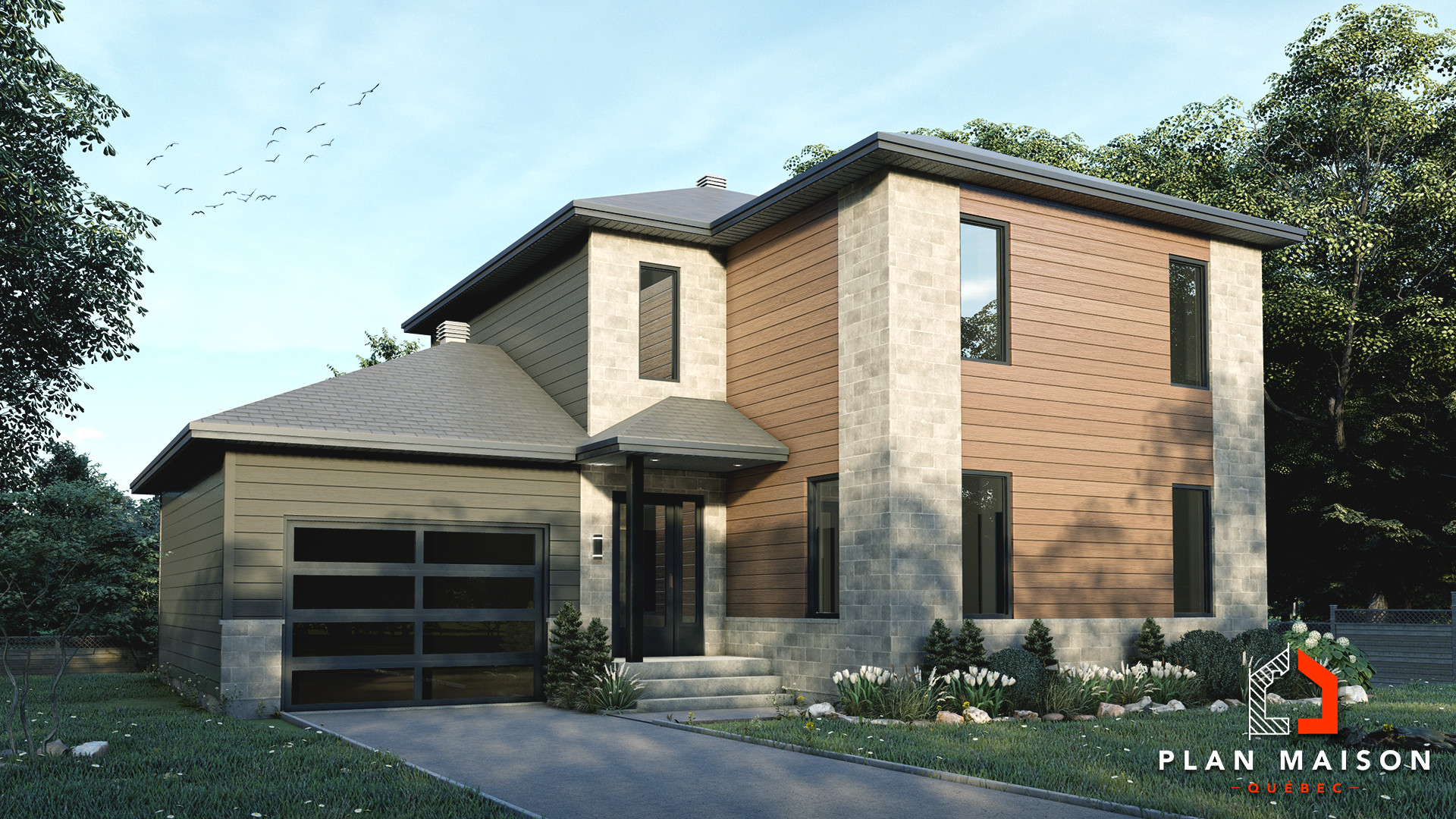 Maison simple de 3 chambres | Plan Maison Québec