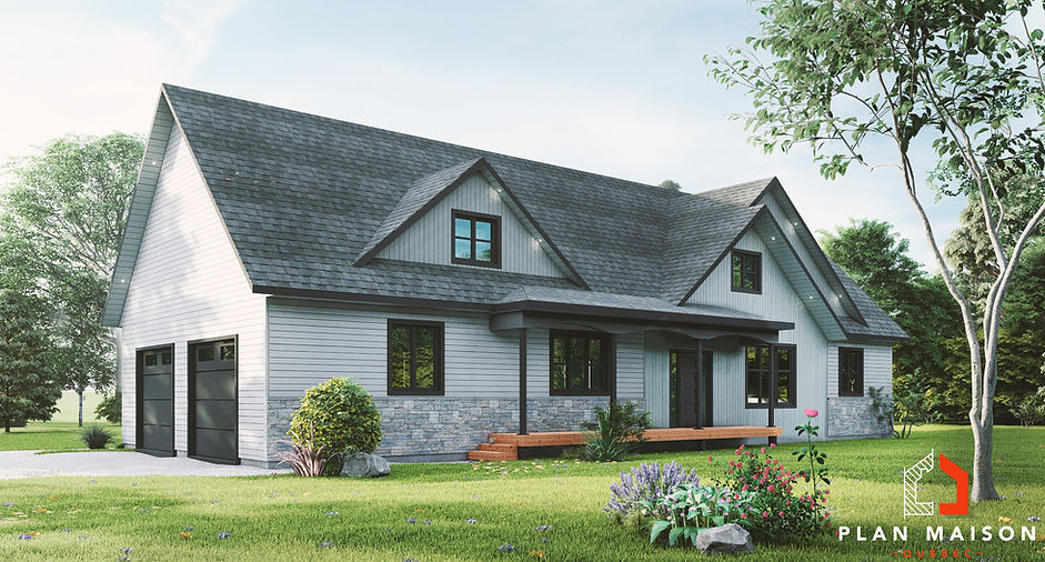 Maison avec garage intégré | Plan Maison Québec