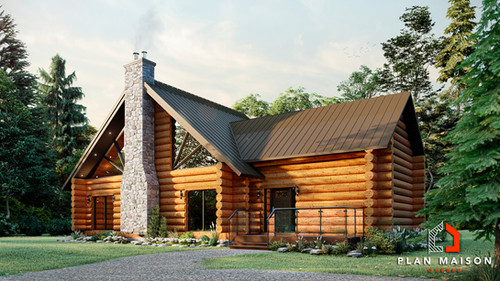 Plan de maison bois rond | Plan Maison Québec