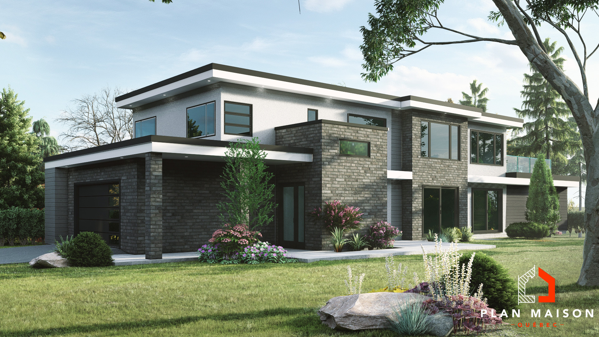 Modern house plan Longueuil | Plan Maison Québec