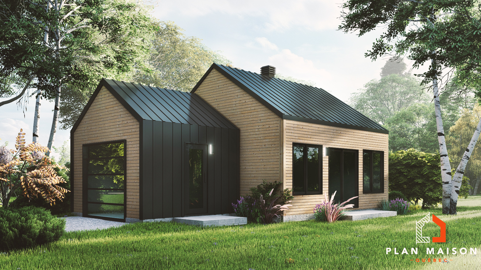 Mini maison avec garage | Plan Maison Québec