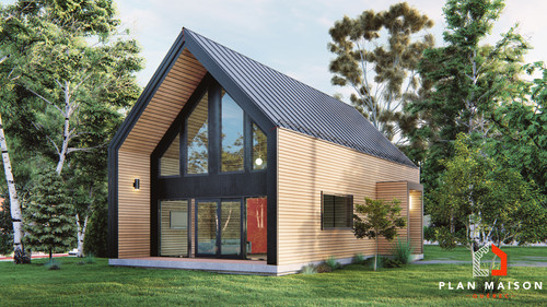 Modele chalet scandinave | Plan Maison Québec