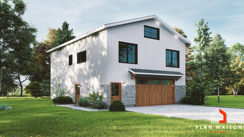 Plan de garage avec logement dessus | Plan Maison Québec