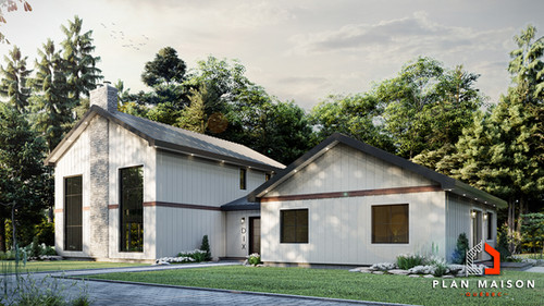 Side-by-side intergenerational house plan | Plan Maison Québec