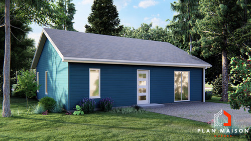 Plan de plain-pied | Plan Maison Québec