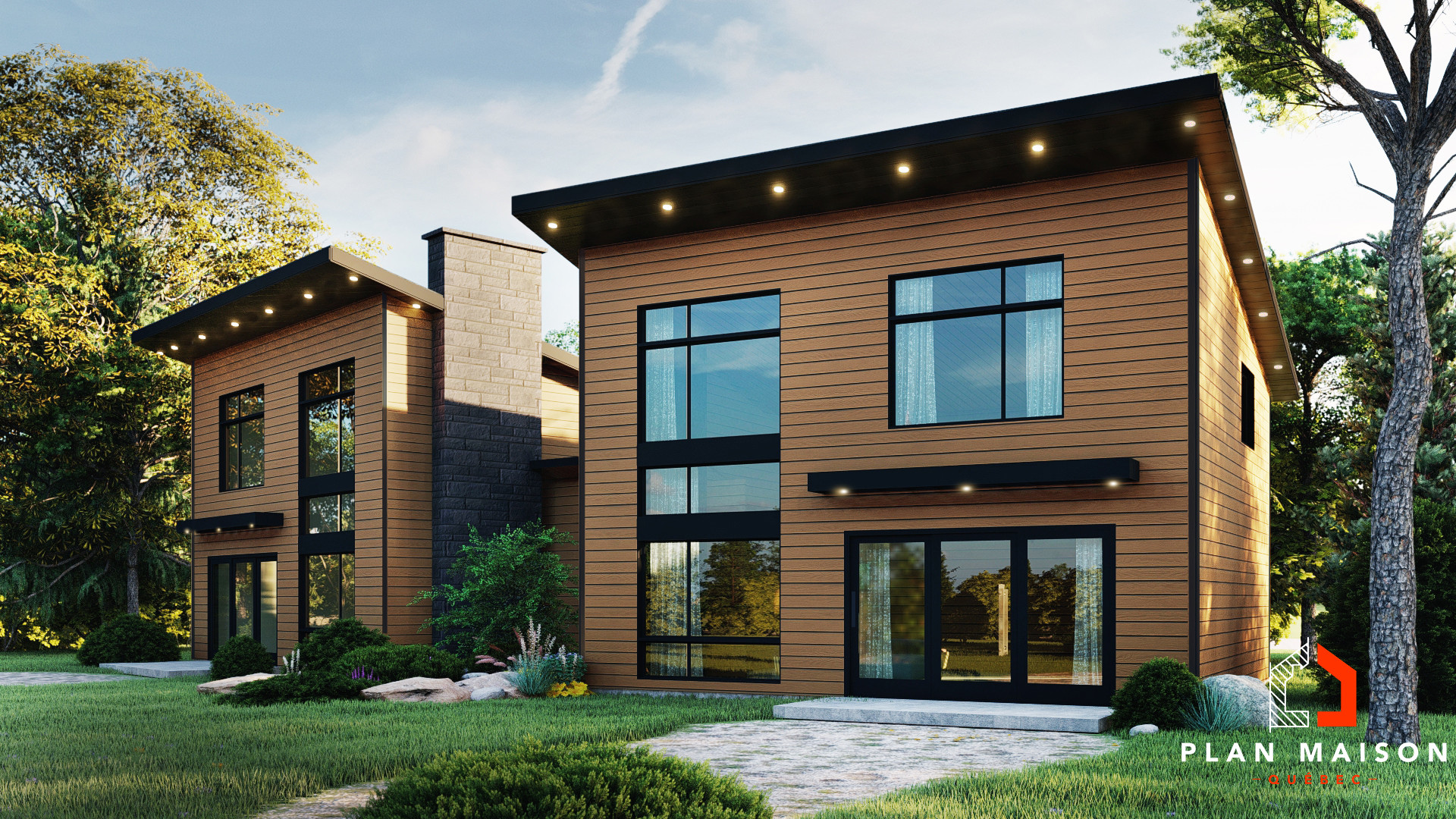 Chalet moderne plan | Plan Maison Québec