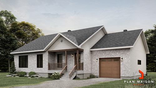 Complete basement house plan | Plan Maison Québec